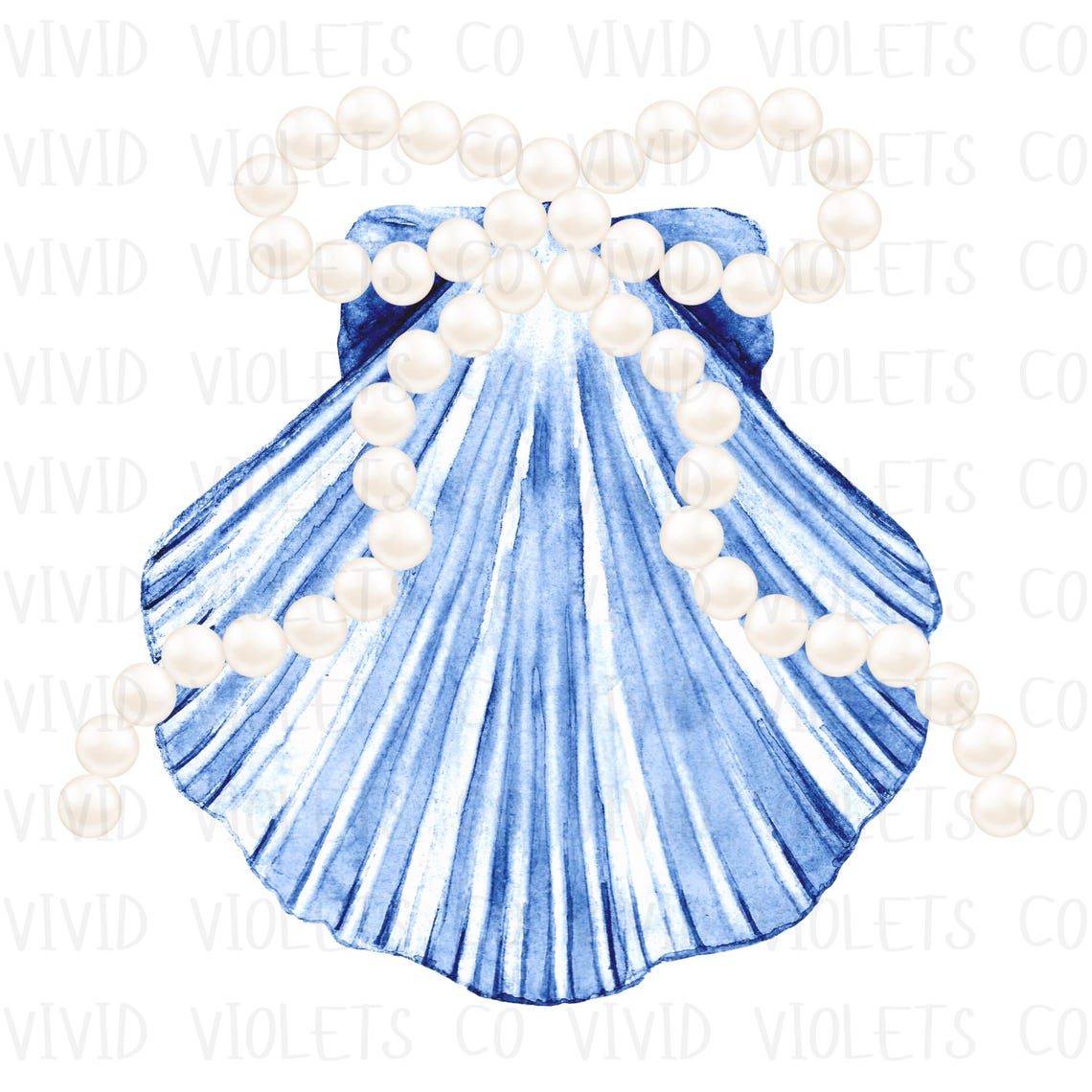 Coquette Summer PNG, Oyster Design, Blue Shell PNG, Coastal ...