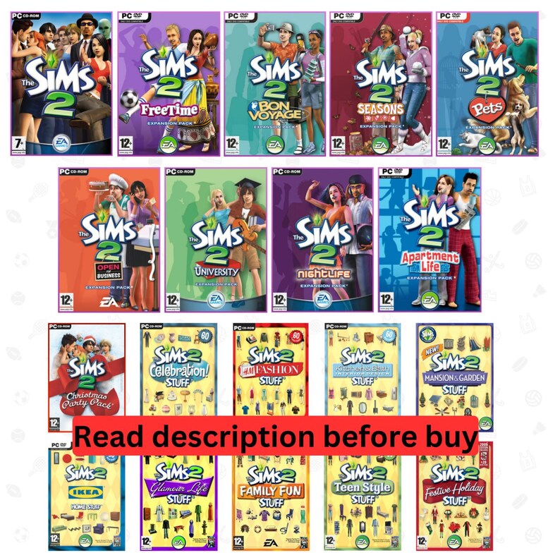 The Sims 2: the Ultimate PC Collection With All Expansion Packs ...