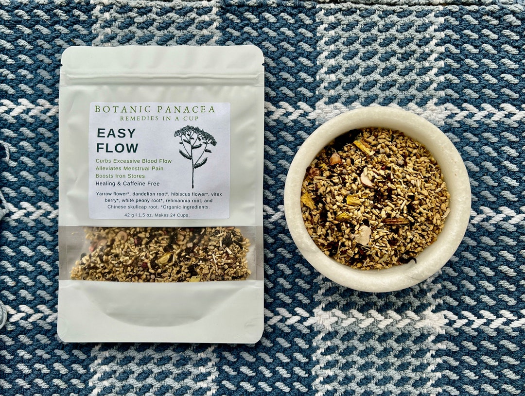 Menstrual Tea Easy Flow for Heavy Bleeding Period Cramps Pain Relief ...