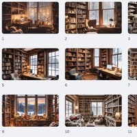 Winter Mountain Cabin Zoom Background Virtual Office for Online ...