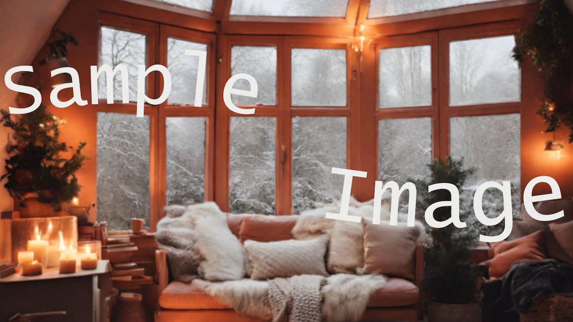 13 Holiday / Winter Cozy Hygge Zoom Background Teams Background for MS ...