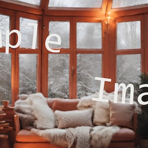 13 Holiday / Winter Cozy Hygge Zoom Background Teams Background for MS ...