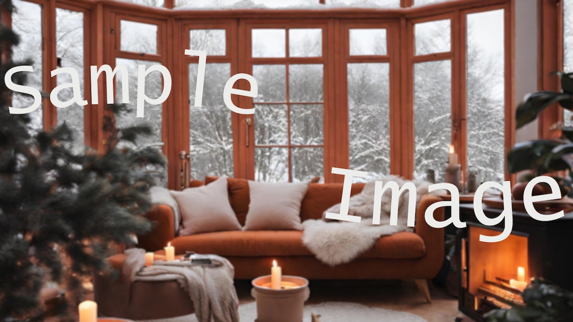 13 Holiday / Winter Cozy Hygge Zoom Background Teams Background for MS ...