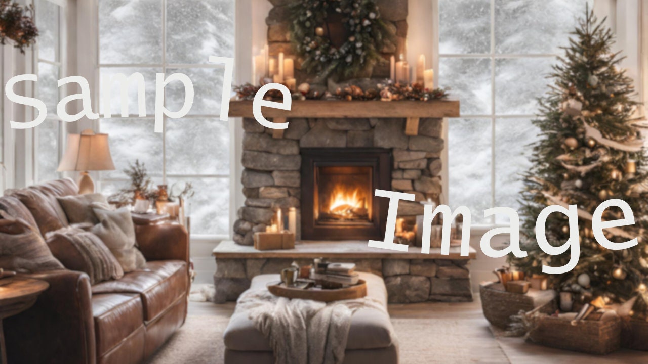 13 Holiday / Winter Cozy Hygge Zoom Background Teams Background for MS ...