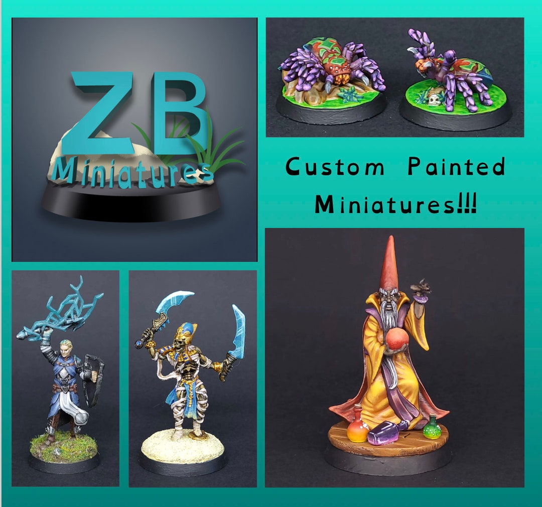 CUSTOM Painted Miniatures for Tabletop Gaming! You Send It, I Paint It ...