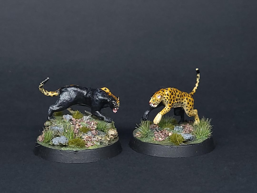 Wild Cats Half Panther Half Jaguar | Hand Painted Wizkids Miniatures ...