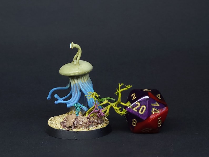 Flumph Monsters | Hand Painted Wizkids Miniatures | 28-32 Mm Scale Table Top Miniature for Dnd ...