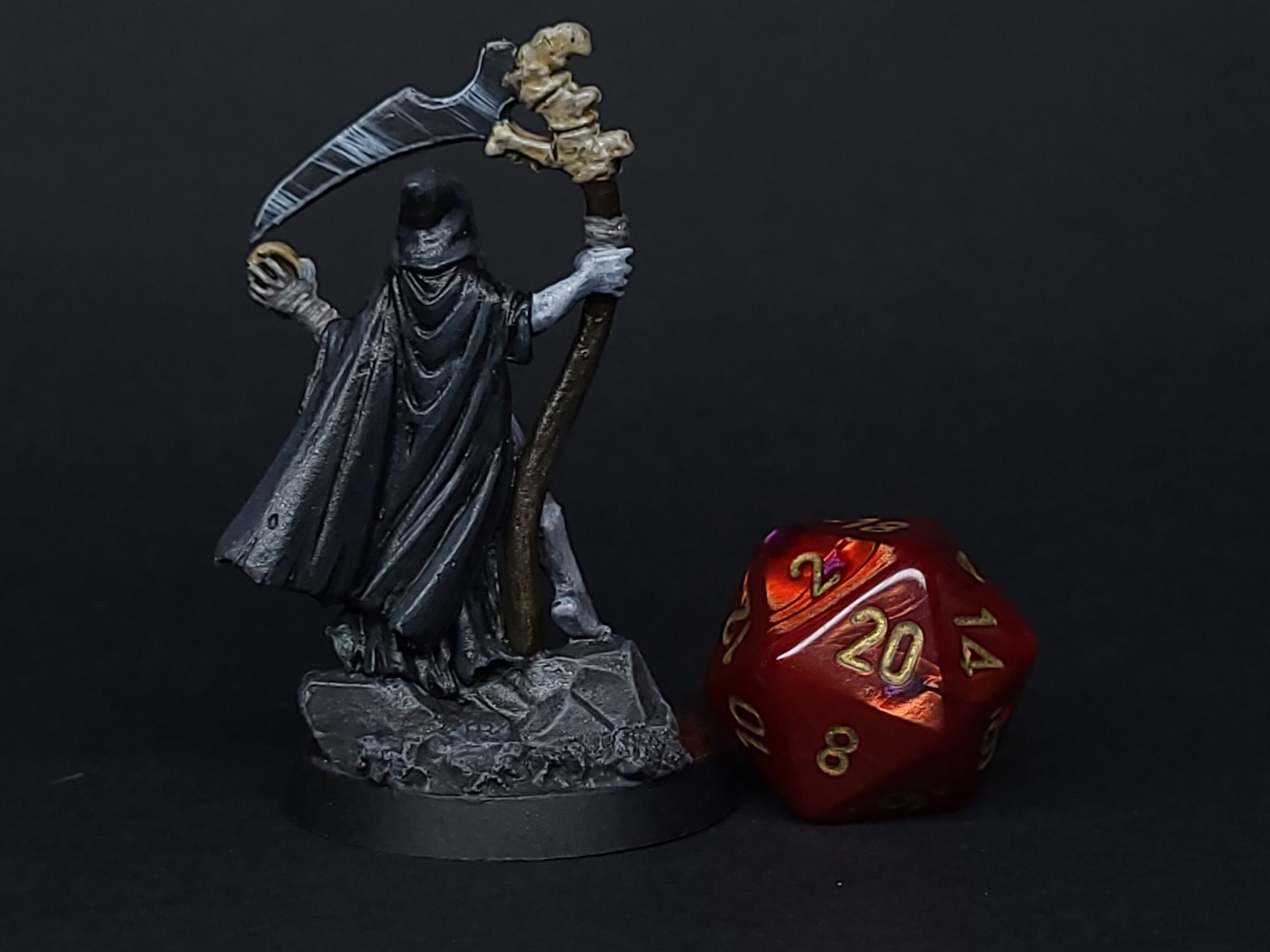 Female Necromancer Hand Painted Reaper Miniature 28-32 Mm Scale Table ...