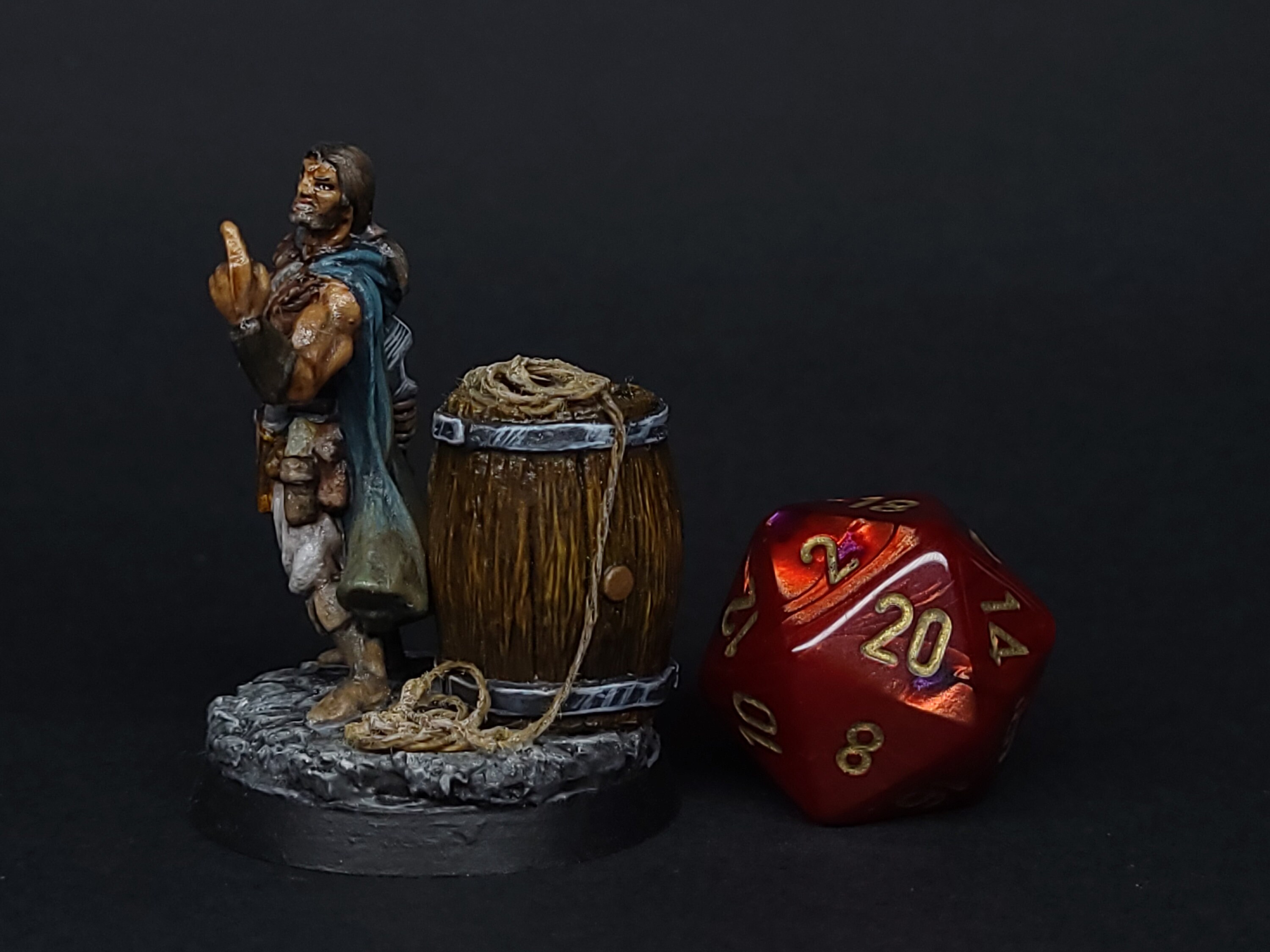 Pirate Thug With Barrel Hand Painted Reaper Miniature - Etsy