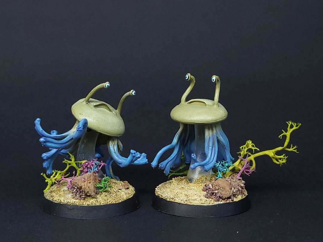Flumph Monsters | Hand Painted Wizkids Miniatures | 28-32 Mm Scale ...