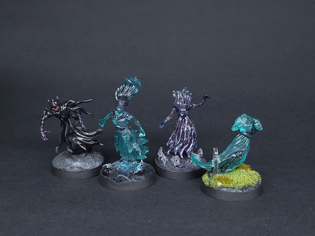 Assorted Ghosts and Ghouls | Hand Painted Wizkids Miniatures | 28-32 Mm ...