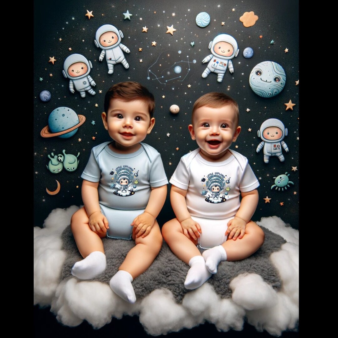 Little Space Explorer Unisex Baby Bodysuit Cosmic Adventure Premium ...