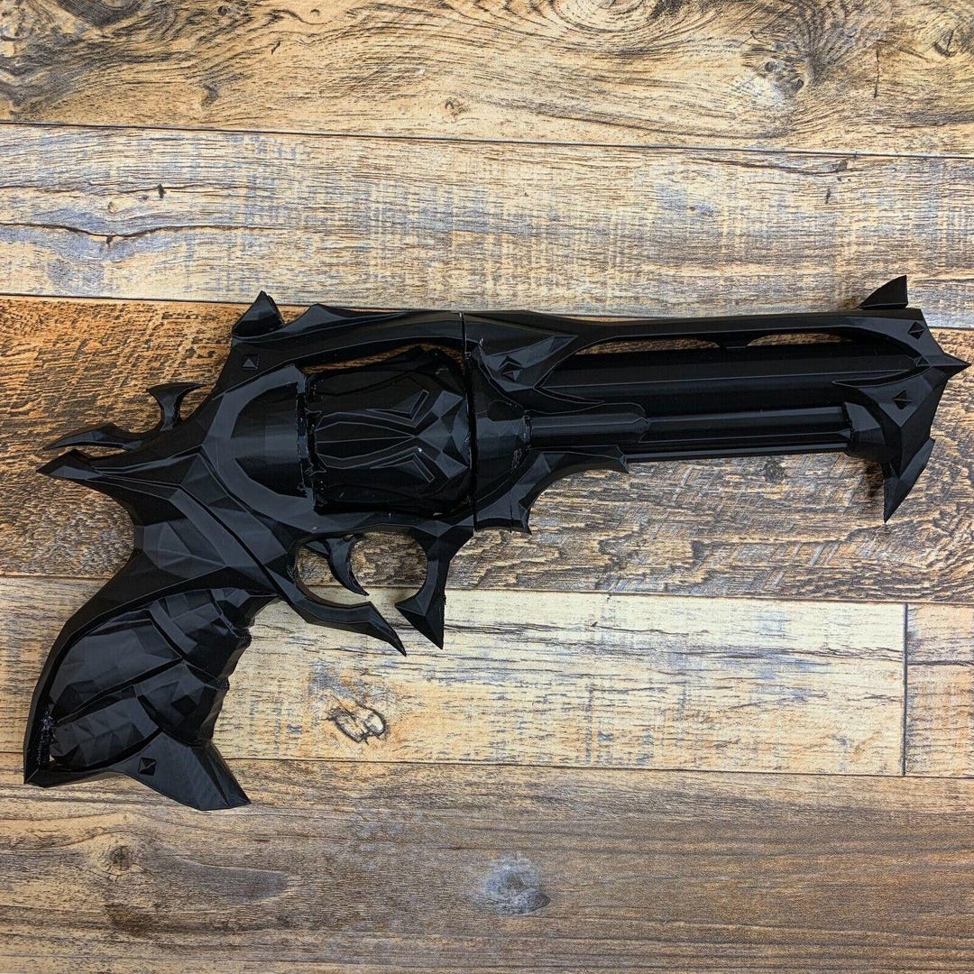 Valorant Reaver Sheriff Replica Prop 1:1 Life Size Cosplay Unpainted ...