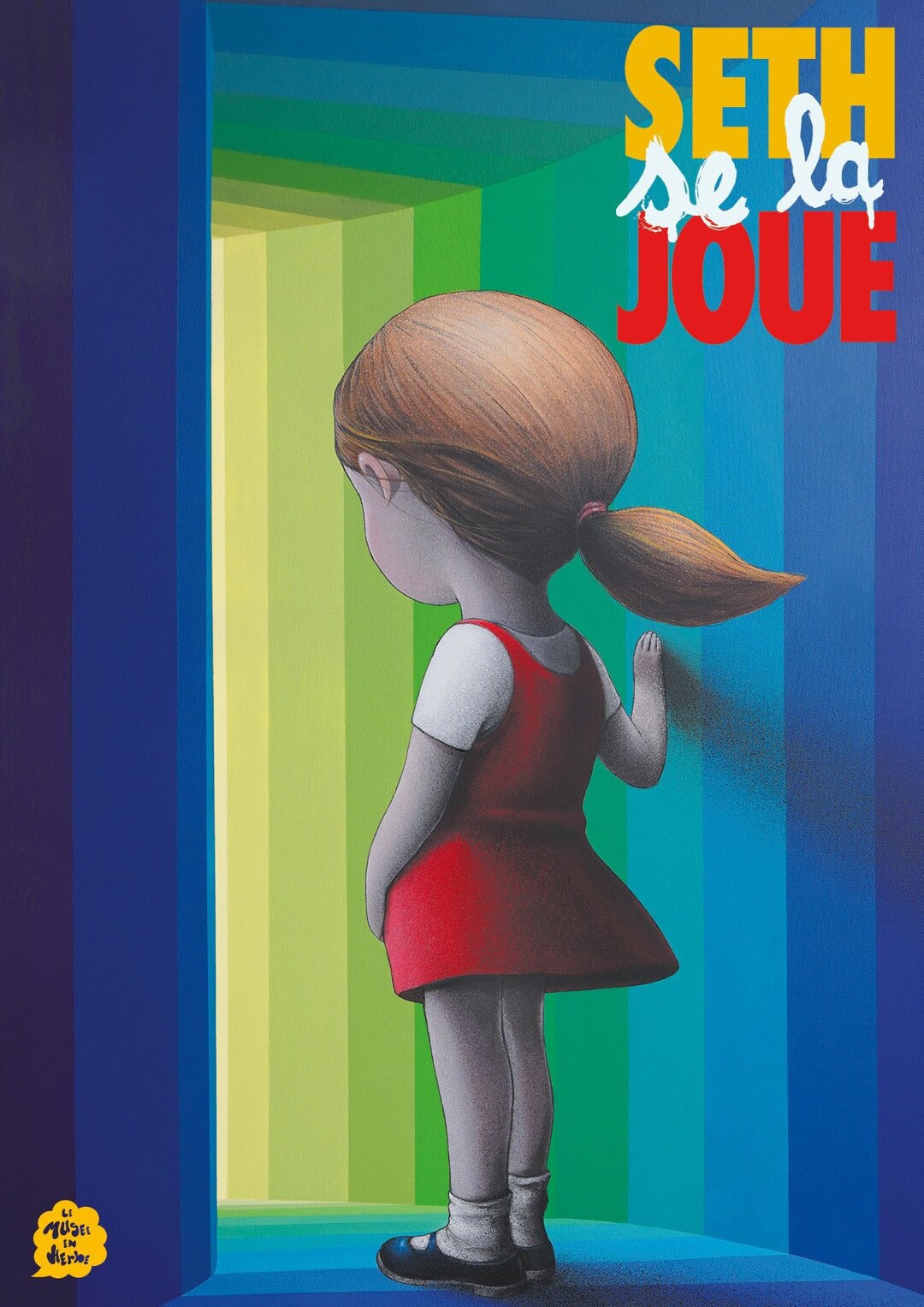 SETH Offset - Girl Seth Plays It - ORIGINAL Street Art Wall Lithograph ...