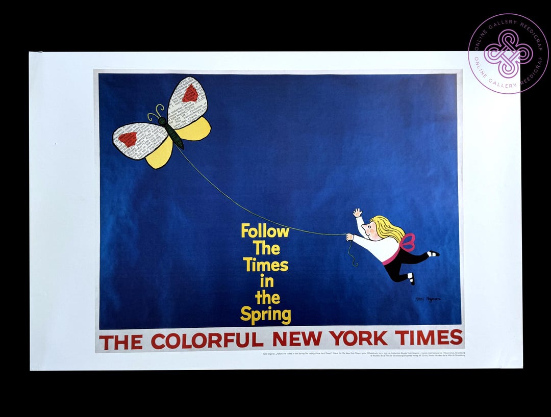 TOMI UNGERER Advertising Poster Posters ORIGINAL Screen Printing ...