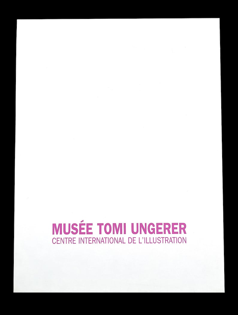 TOMI UNGERER ORIGINAL Screenprint Signed by the Hand of the Artist ...
