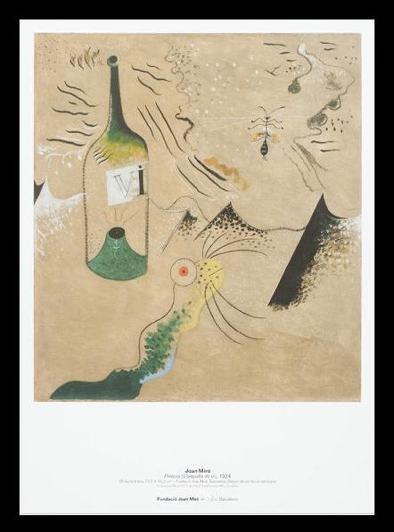 Joan MIRO Prints ORIGINAL Joan Miro Exhibition Museum Foundation Joan ...