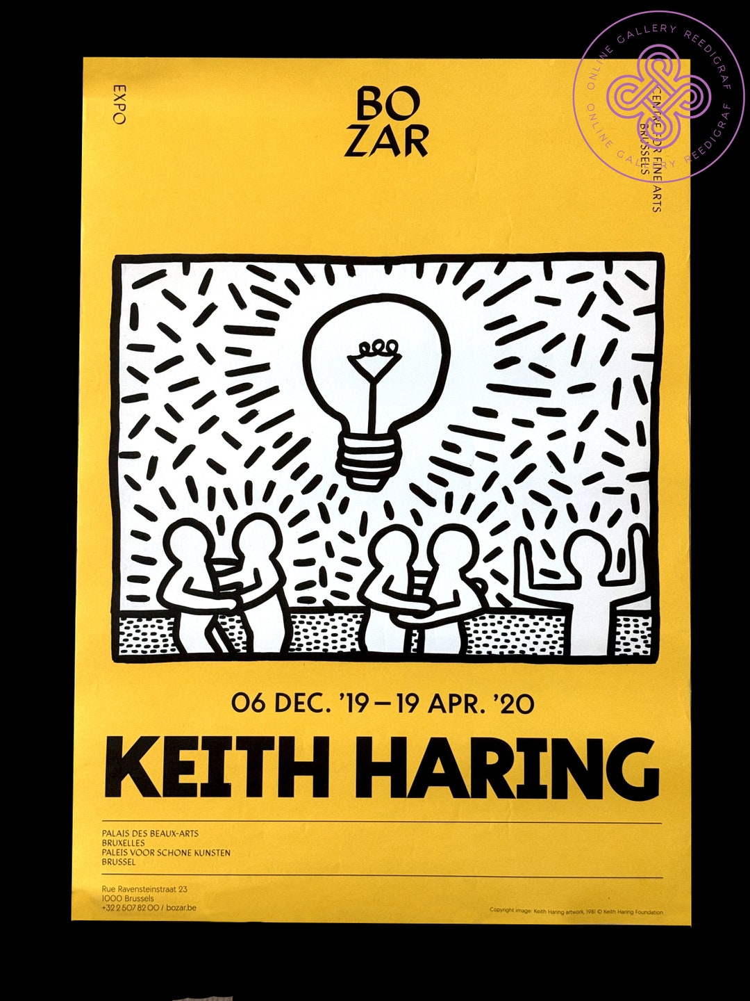 KEITH HARING Poster Wall Art Prints Poster Original Exhibition BOZAR ...