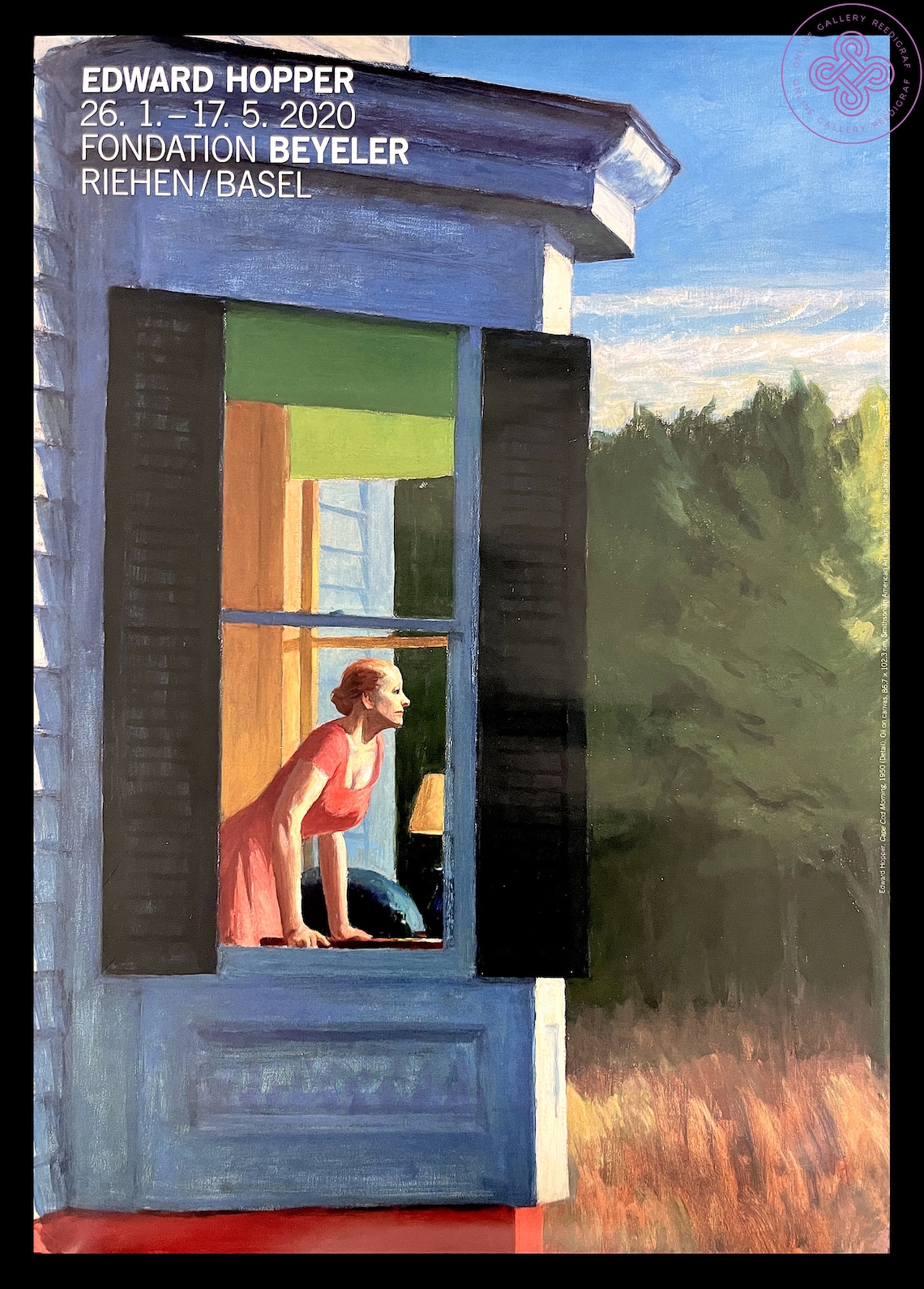 EDWARD HOPPER - Cape Cod Morning - Original Poster BEYELER Foundation ...