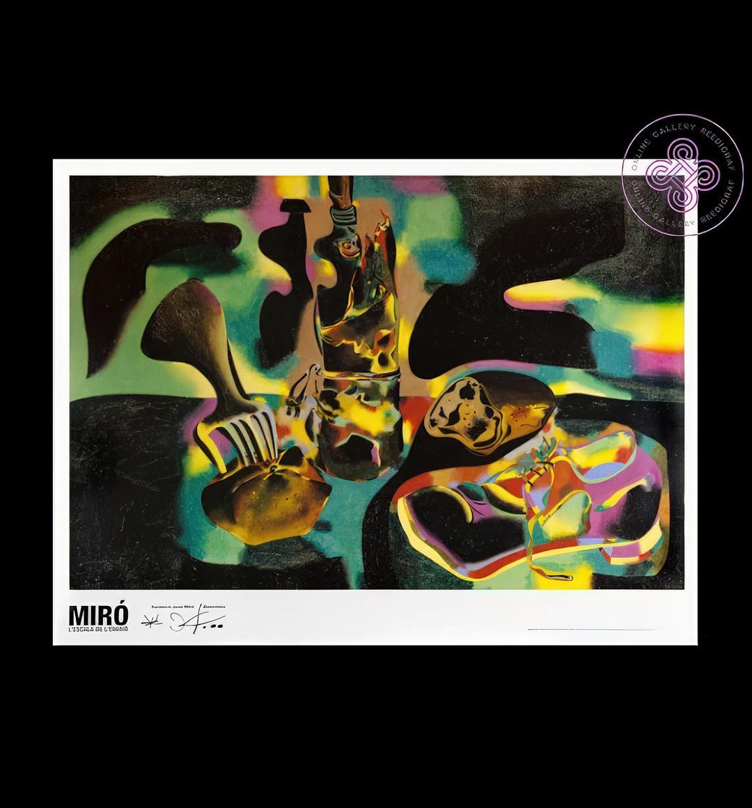 Joan MIRO Prints ORIGINAL Joan Miro Exhibition Museum Foundation Joan ...