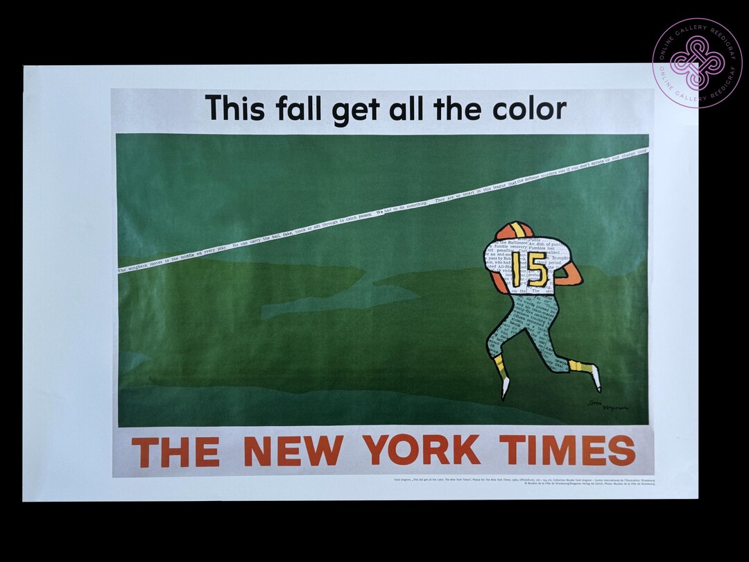 TOMI UNGERER Advertising Poster, Screen Print, Illustrator ...