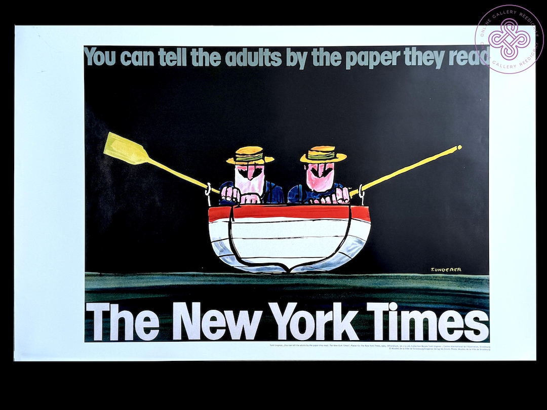 TOMI UNGERER Advertising Poster Posters ORIGINAL Screen Printing ...