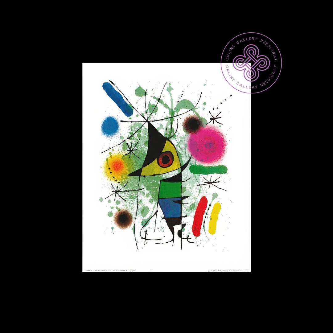 Joan MIRO Prints ORIGINAL Joan Miro Exhibition Museum Foundation Joan ...