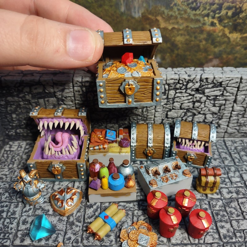 Dnd Chest Tokens - Etsy