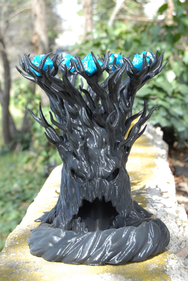 Evil Tree Dice Tower for Dnd & Tabletop Gaming - Spooky Forest Tree ...