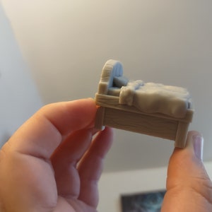 Opening Bed Mimic Mini for Dnd - Mouth Opens and Closes! Miniature Bed ...