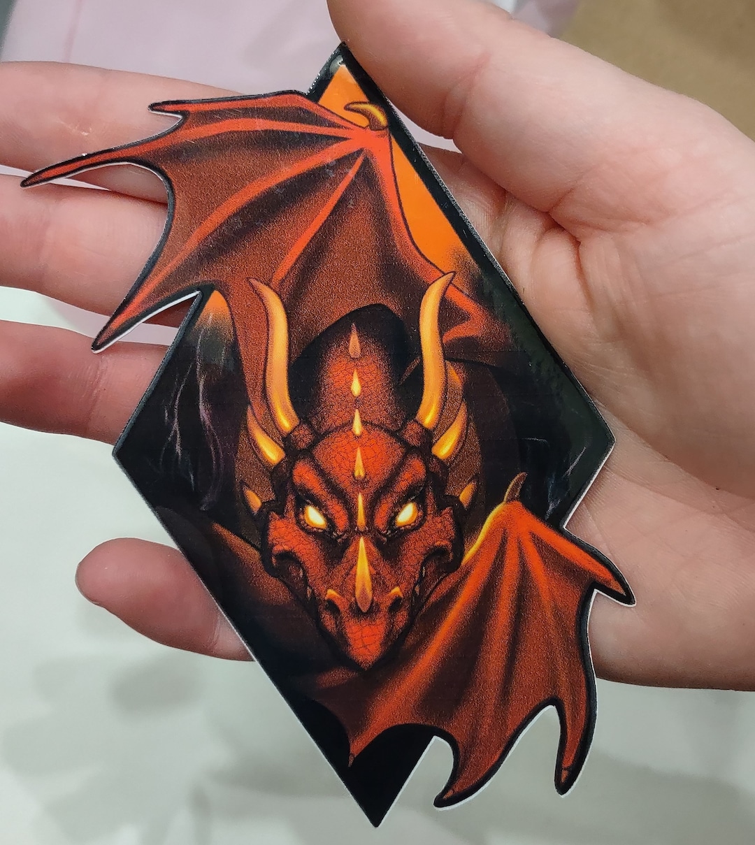 Big Dragon Sticker Large Dnd RPG Decal for Fantasy Dungeons and Dragons ...