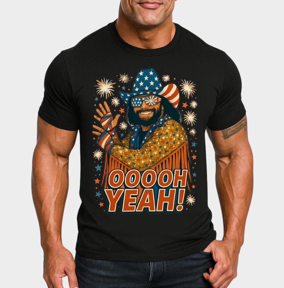 Macho Man 4th of July Oooooh Yeah, Brother! T Shirt – Unisex America - Etsy
