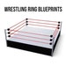 Pro Wrestling Ring Blueprints: Full Size Build Plans (PDF Download) - Etsy