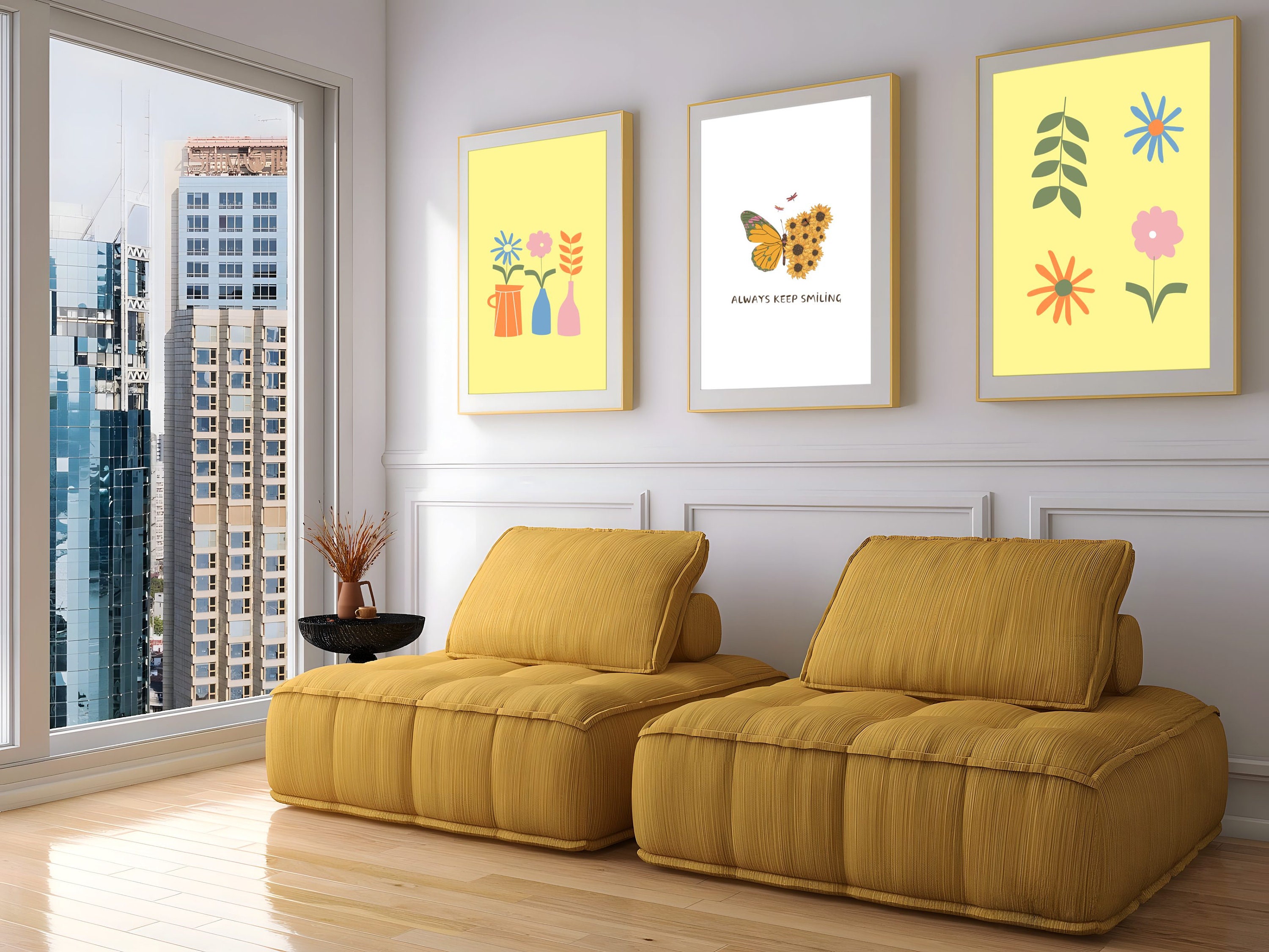 Flower Poster Set of 3, Botanical Print, Trendy Poster, Blooming Flower ...