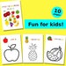 10 Printable Coloring Pages for Kids, Toddlers, Preschoolers, Coloring ...