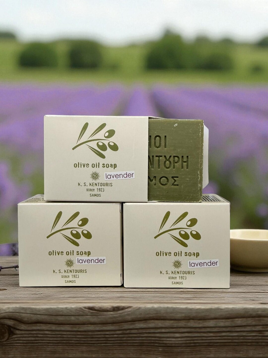 Greek Traditional Lavender Olive Oil Soaps From Samos Island 3 ...