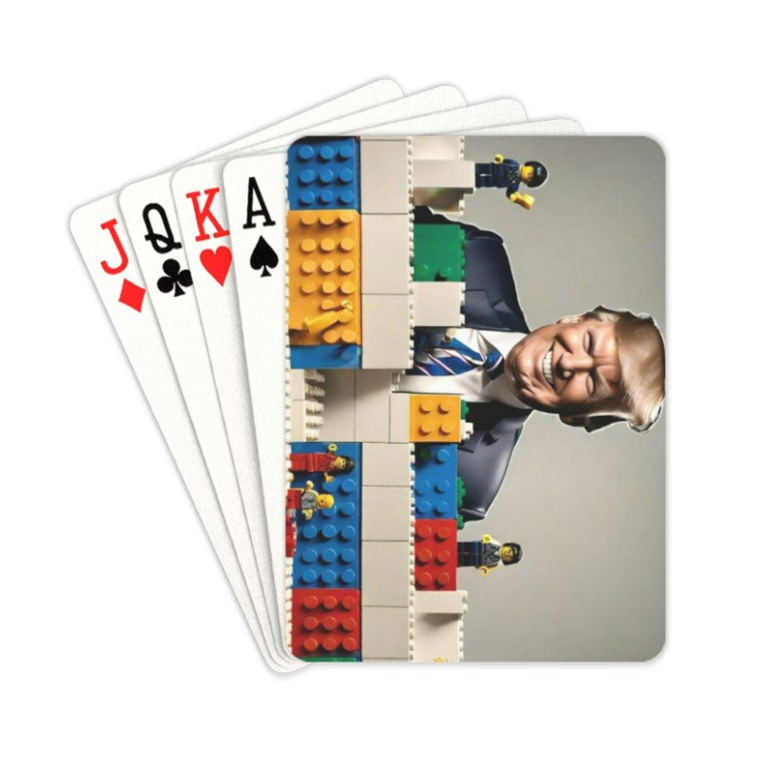 Playing Cards Trump Lego Wall - Etsy