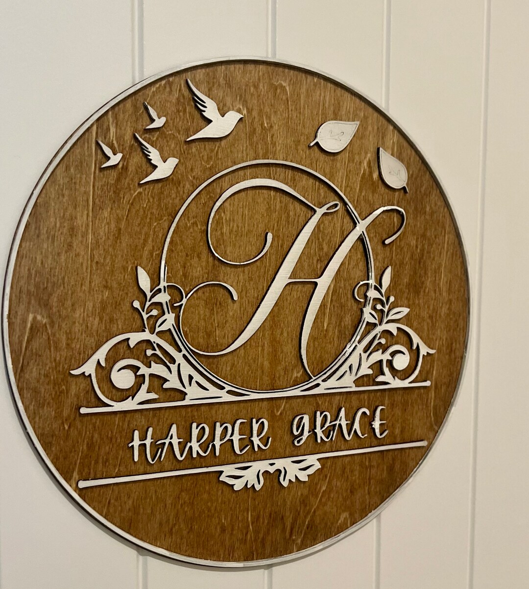 Custom Monogram Signs - Etsy