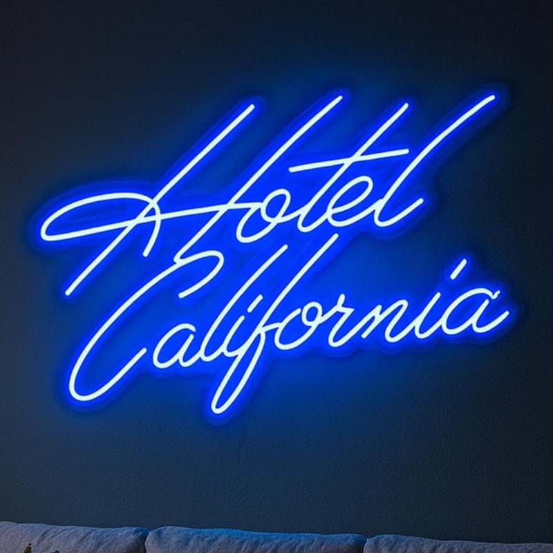 Custom Neon Sign Lyric - Etsy