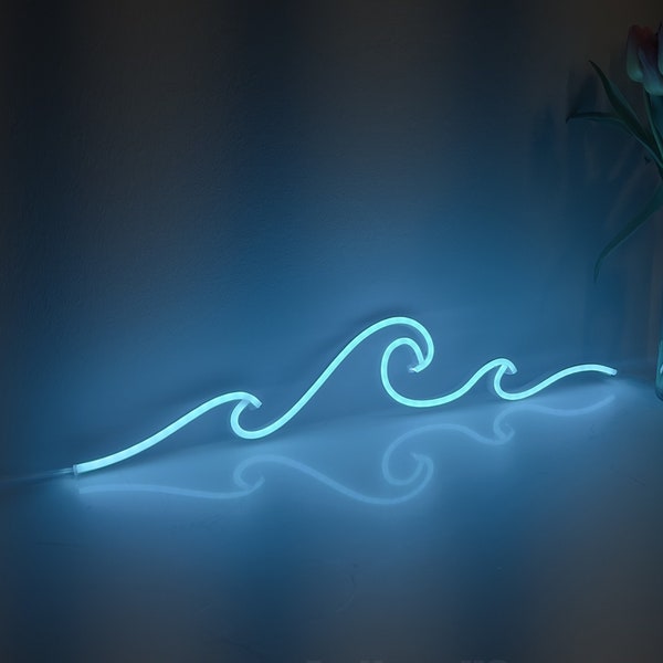 Wave Neon Sign - Etsy
