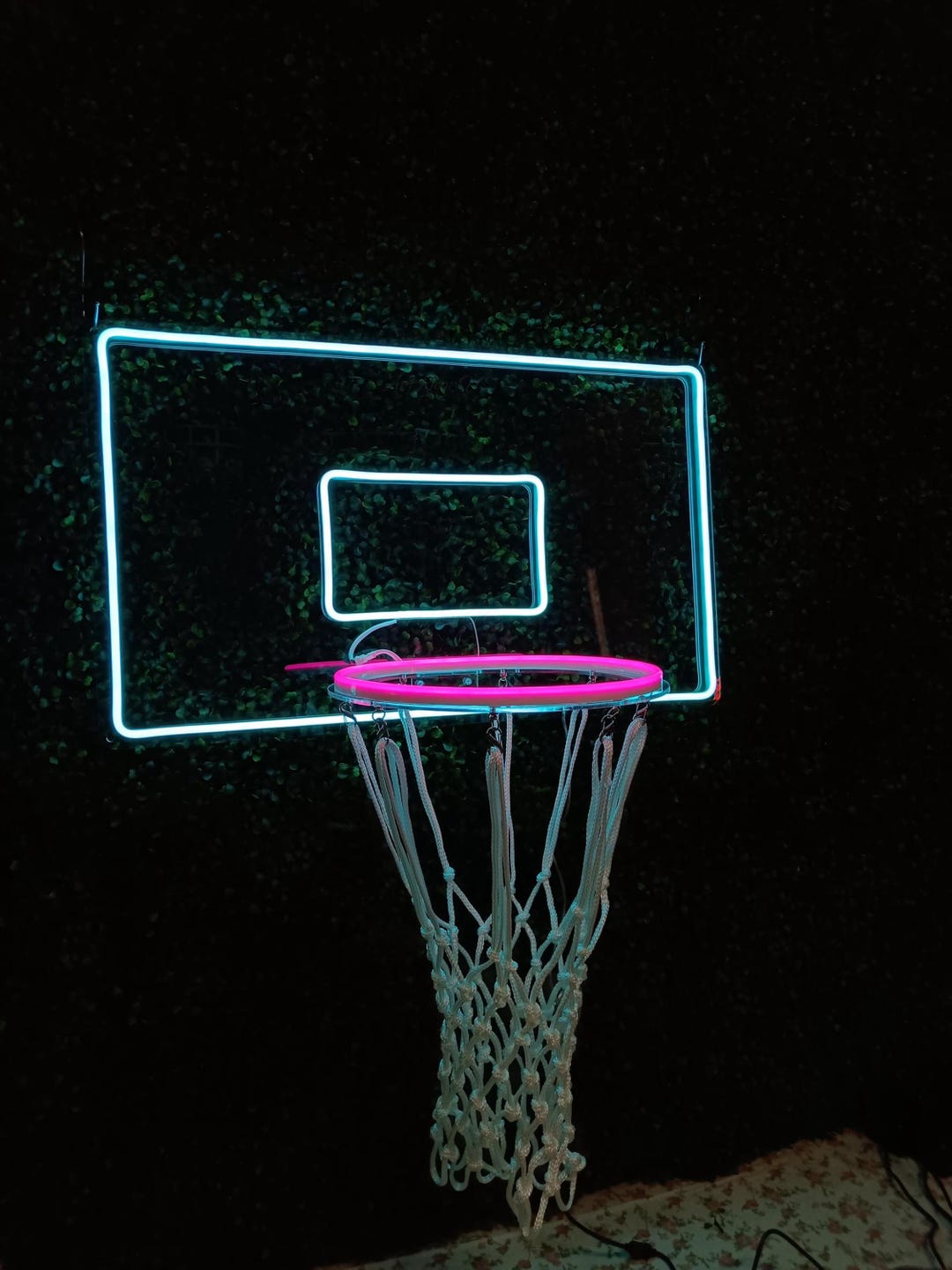 Basketball Hoop Neon Sign: Sport Room Decor - Etsy
