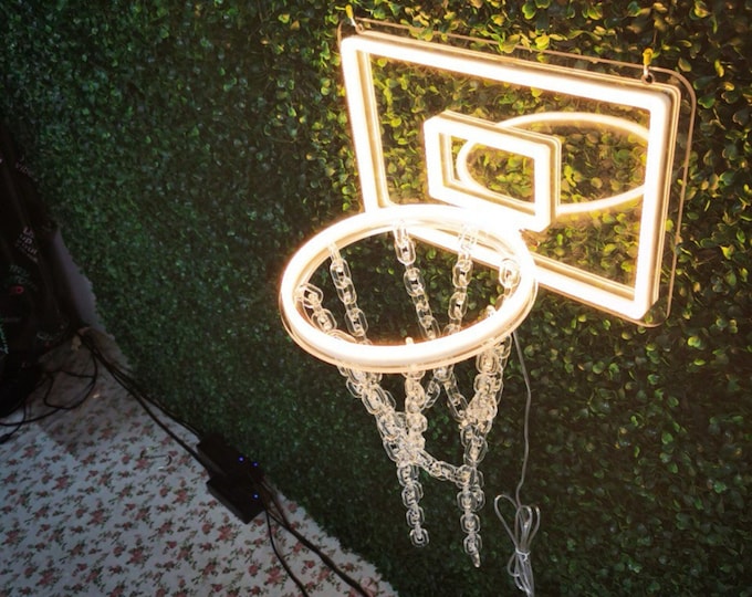 Basketball Hoop LED Neon Sign: Sports Lover Gift - Etsy Canada