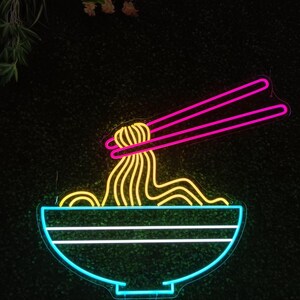Ramen Neon Sign Food Led Sign, Japan Food Ramen LED Sign, Noodles Soup ...
