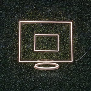 Basketball Hoop Neon Sign, Basketball Hoop LED Light, LED Basketball ...