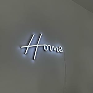 Home Custom Neon Sign, Neon Sign Like Home Decoration Gift, Bedroom ...