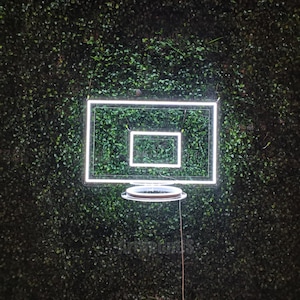 Basketball Hoop Neon Sign, Basketball Hoop LED Light, LED Basketball ...