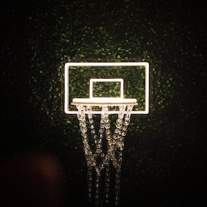 LED Basketball Hoop Neon Art, Unique Gift for Friend's Bedroom for ...