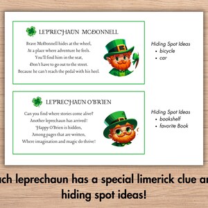 St. Patrick's Day Leprechaun Scavenger Hunt With Clues | Party and Play ...