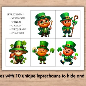 St. Patrick's Day Leprechaun Scavenger Hunt With Clues | Party and Play ...