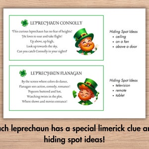 St. Patrick's Day Leprechaun Scavenger Hunt With Clues | Party and Play ...